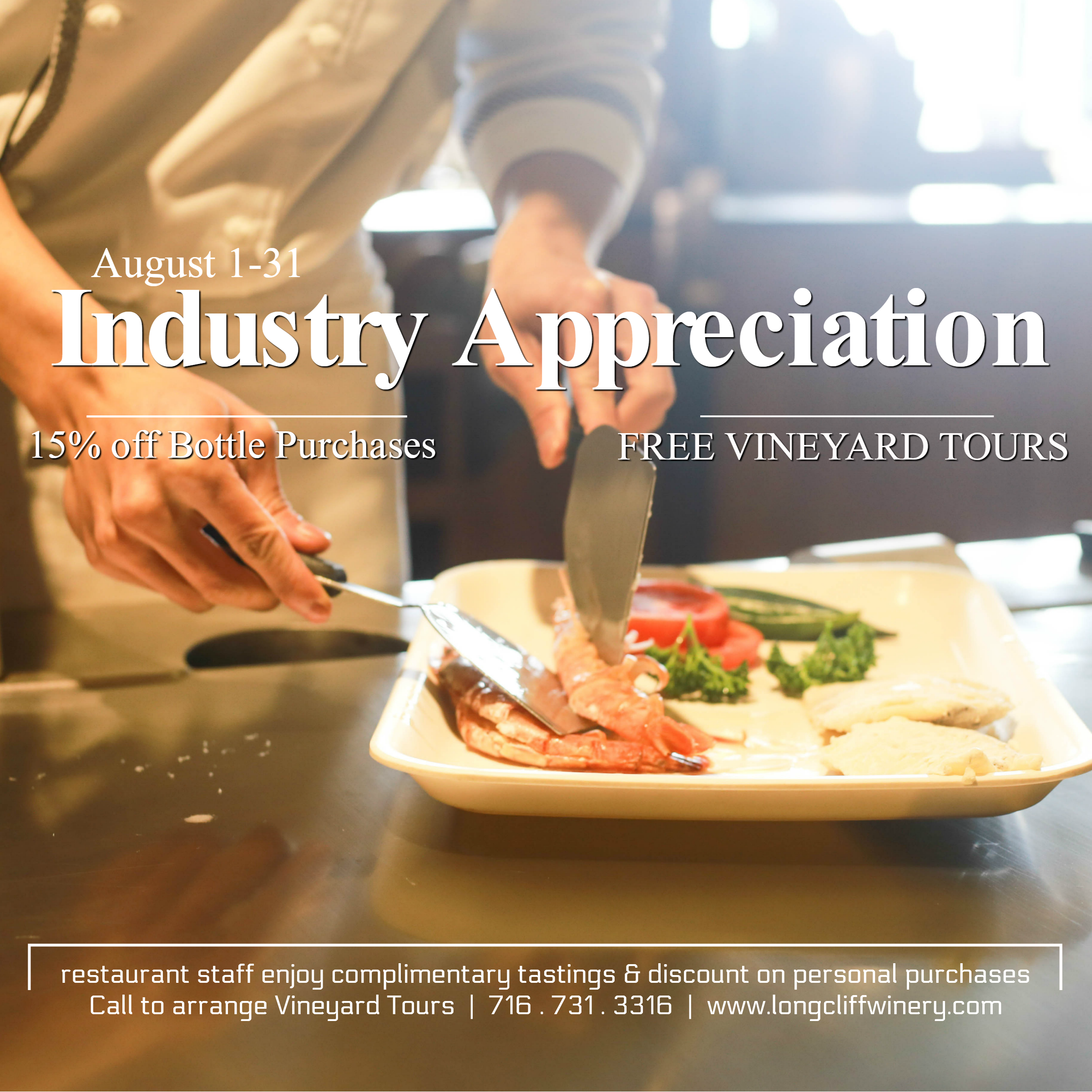 Restaurant Appreciation Month! – Long Cliff Vineyard & Winery, Inc.